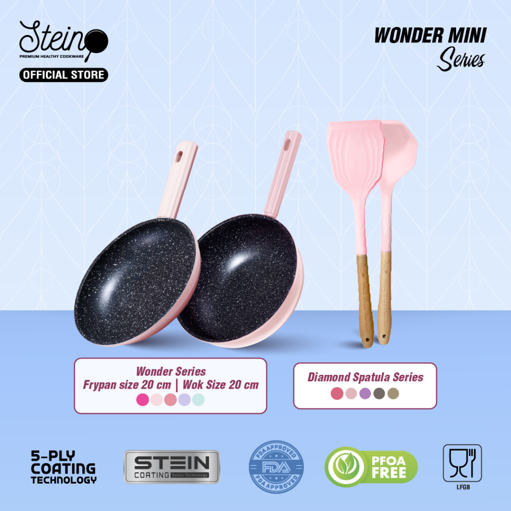 Jual STEIN Wonder Mini Series Wajan Panci Set (Wok 20cm dan Fry 20cm ...