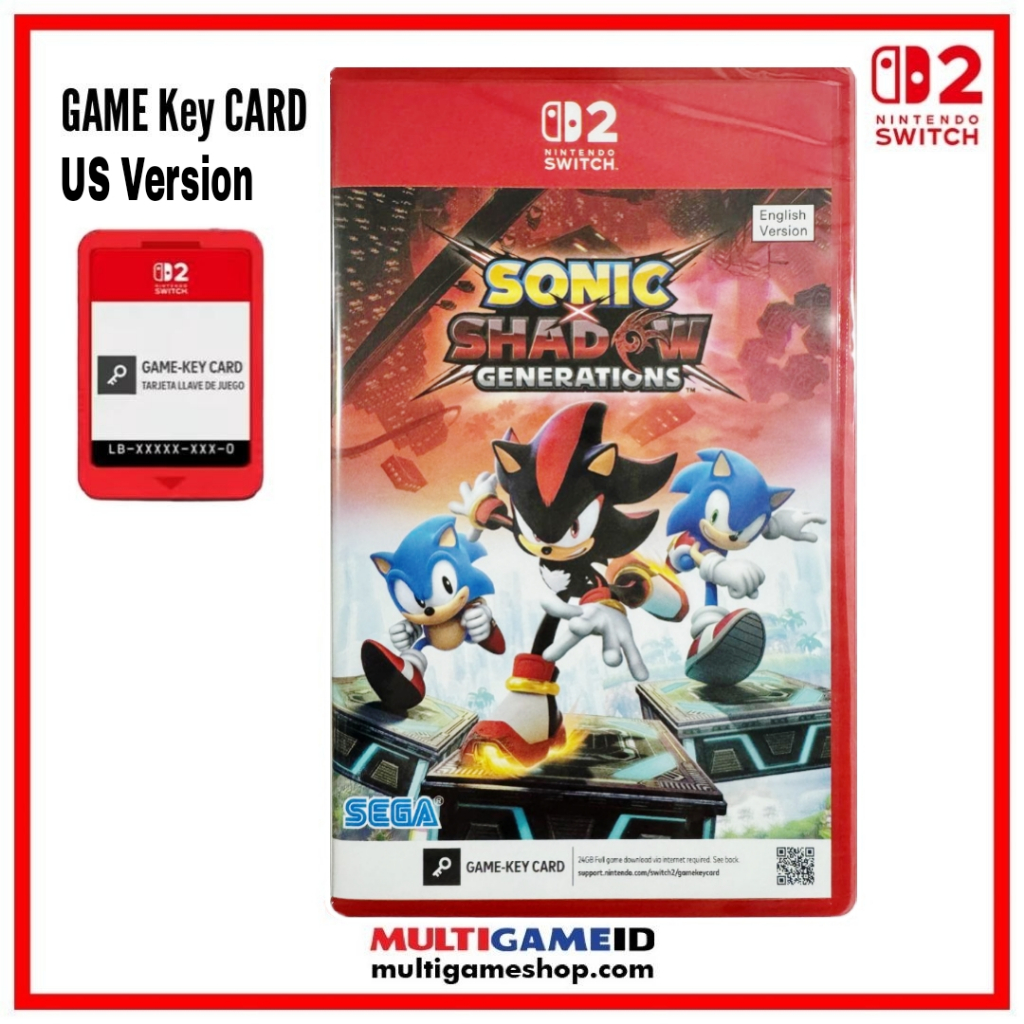 Jual NS2 Nintendo Switch 2 Sonic X Shadow Generations Game Key English US Version | Shopee Indonesia