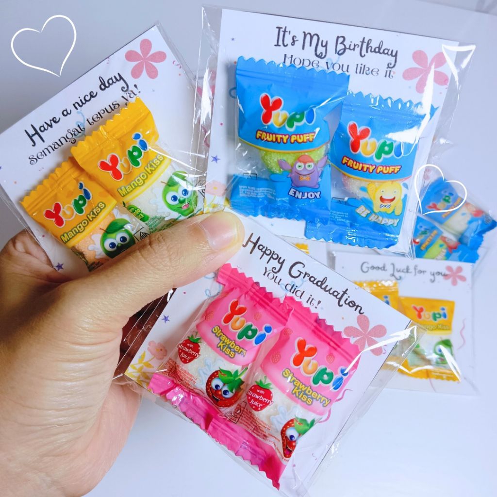 Jual [ Bisa Custom Ucapan ] Mini Gift Snack Ulang Tahun | Freebies ...