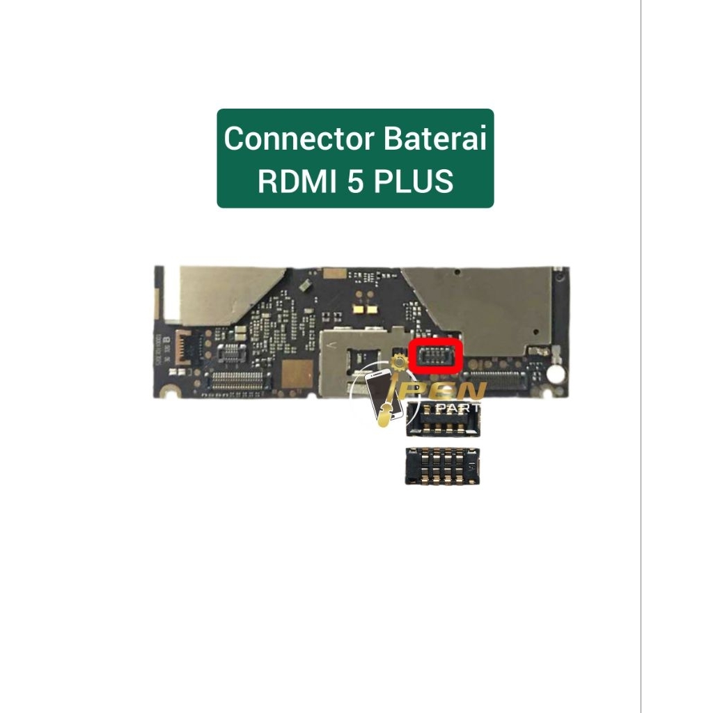 Jual Konektor Baterai Rdmi 5 Plus Xio Socket Battery Connector Batere ...