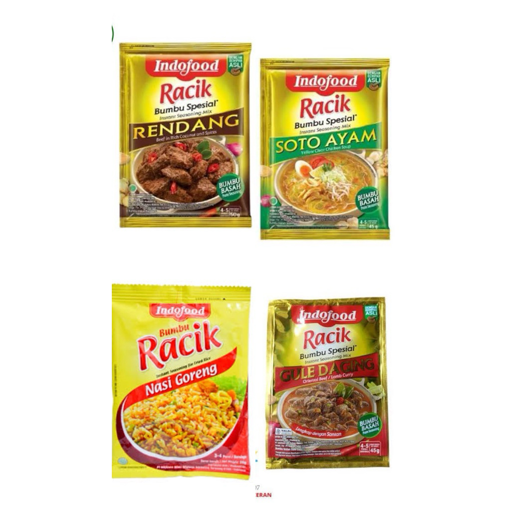 Jual Bumbu Racik Rendang dan Gule Daging Indofood | Shopee Indonesia