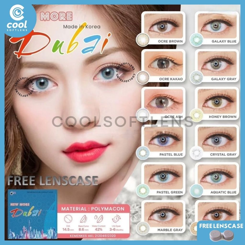 Jual Softlens NEW MORE DUBAI 14,5 MM ETALASE KHUSUS NORMAL By CTK / New ...