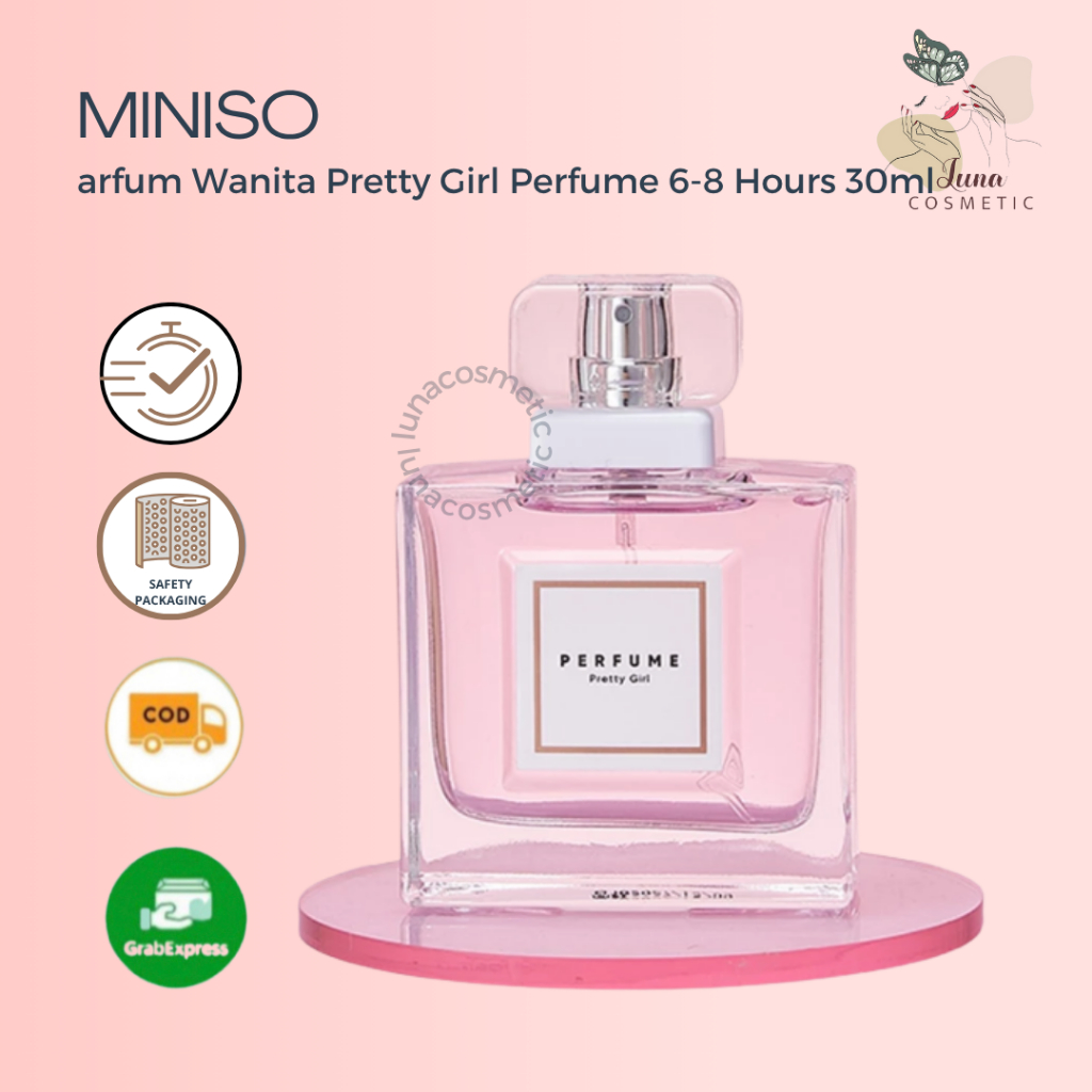 Jual MINISO Parfum Wanita Pretty Girl Perfume 6-8 Hours 30ml | Shopee ...