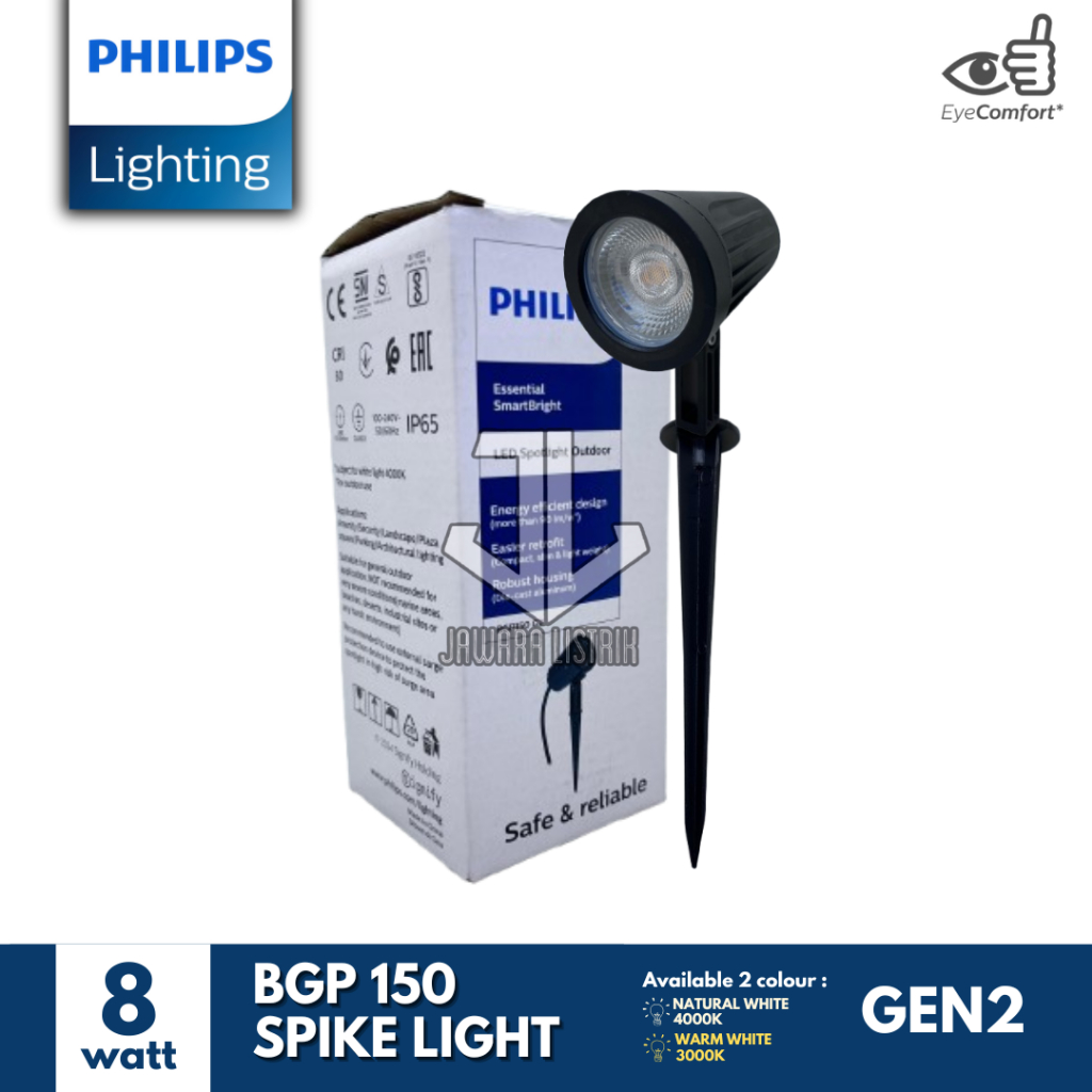 Jual LAMPU LED PHILIPS BGP 150 8W 8 WATT LED SOROT TAMAN TANCAP LIGHT ...