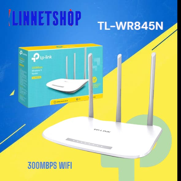 Jual TP LINK TL-WR845N 300Mbps 3ANTENE RESMI | Shopee Indonesia