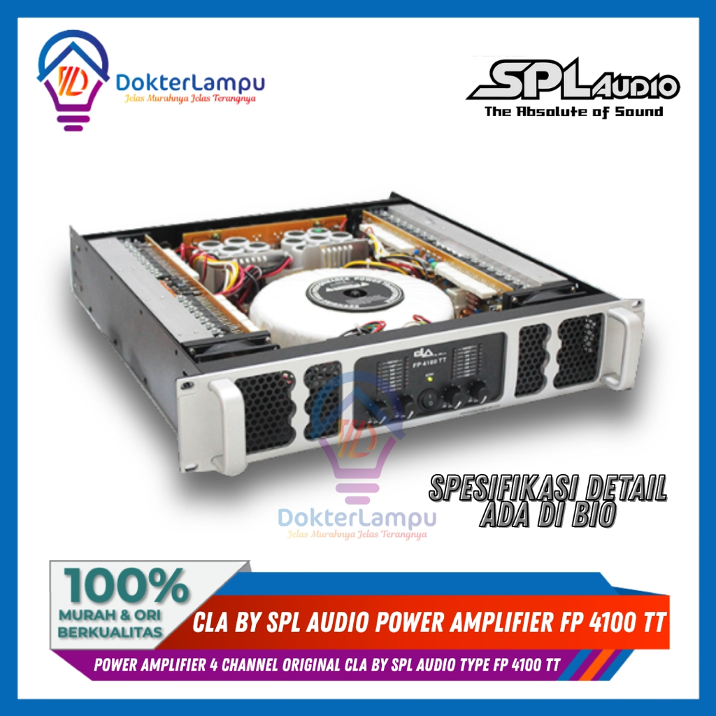 Jual CLA By SPL Audio Power Amplifier Tipe FP 4100 TT | Shopee Indonesia
