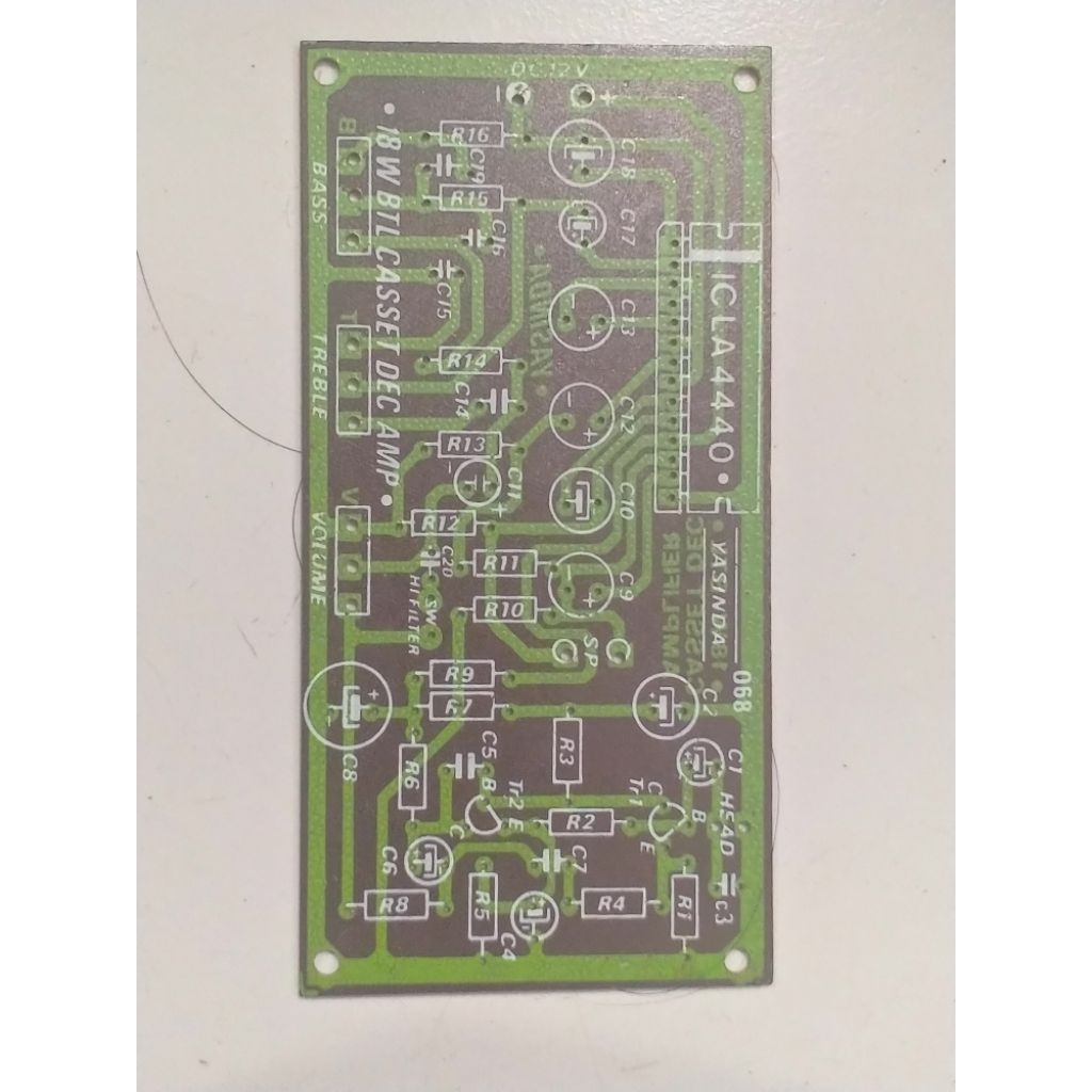 Jual PCB Skematik 18WATT BTL CASSETE DECK AMPLIFIER | Shopee Indonesia