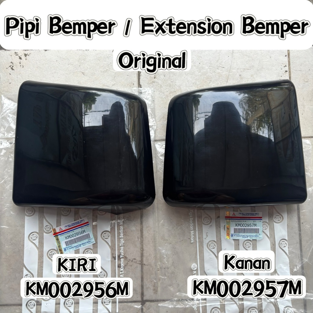 Jual EXTENSION BEMPER / PIPI HITAM MITSUBISHI CANTER ORIGINAL KIRI ...