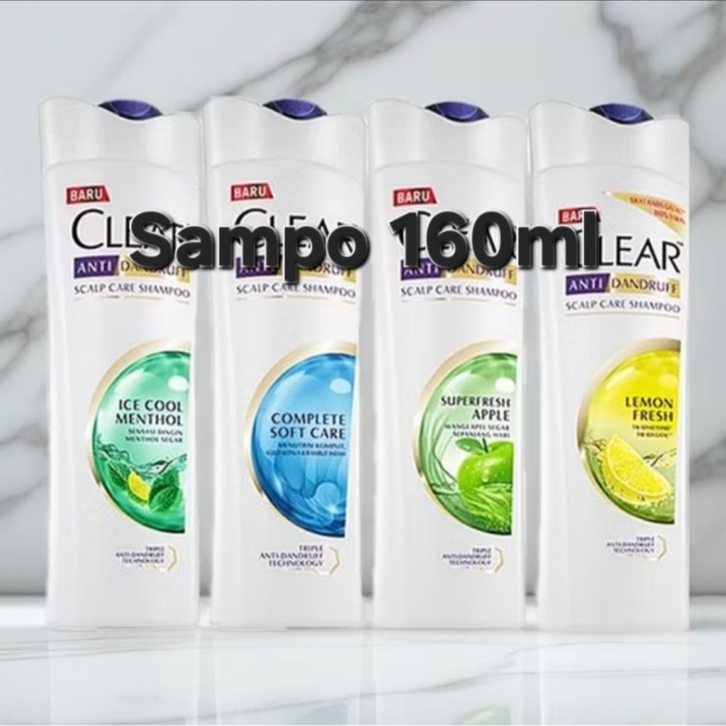 Jual Clear Sampo Anti Ketombe Menthol 160ml | Shopee Indonesia