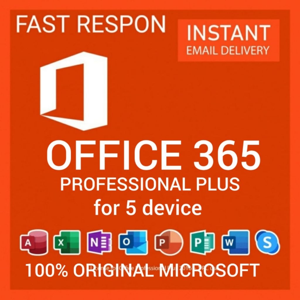 Jual MS OFFICE 365 PROPLUS TERLENGKAP FOR 5 PERANGKAT | Shopee Indonesia