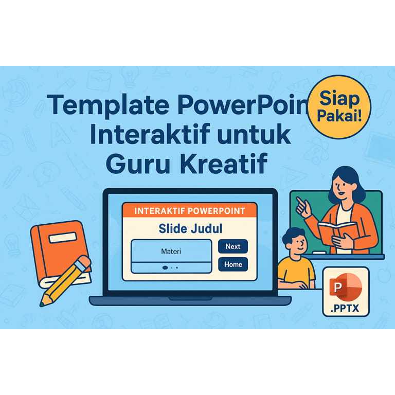 Jual Template Microsoft PowerPoint Interaktif untuk Guru Kreatif | Shopee Indonesia