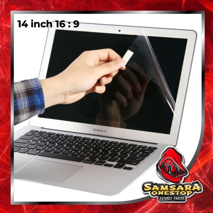 Jual Screen Protector 14 inch 16:9 17,5 x 31 / Guard / Anti Gores LCD ...