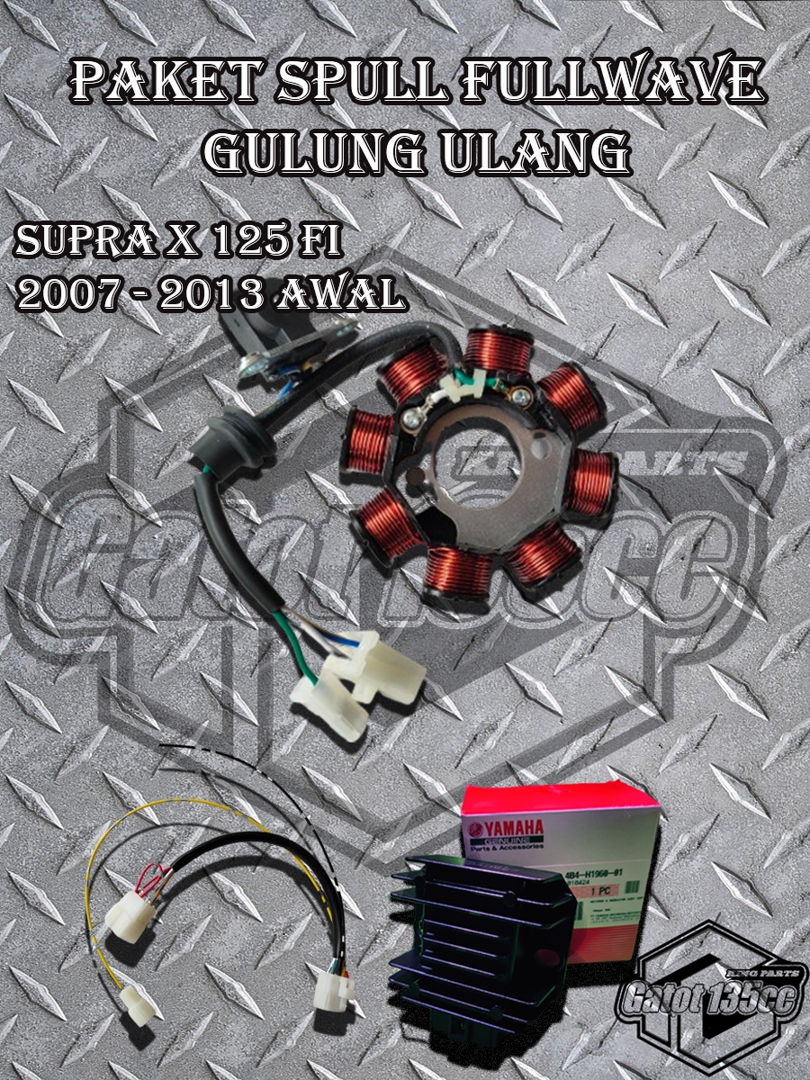 Jual Paket spull Fullwave Supra x 125 Fi Injection 2007 - 2013 awal set ...