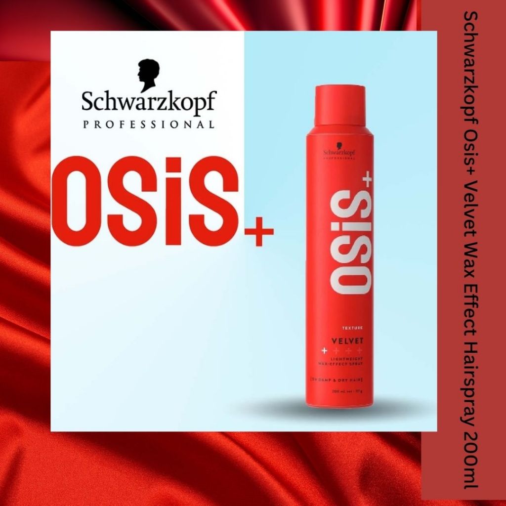 Jual Schwarzkopf Osis+ Velvet Wax Effect Hairspray 200ml | Shopee Indonesia