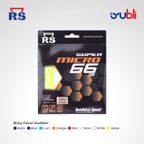 Jual YuBli | Senar Raket Badminton RS SUPER MICRO 66 | ORI 100% ...