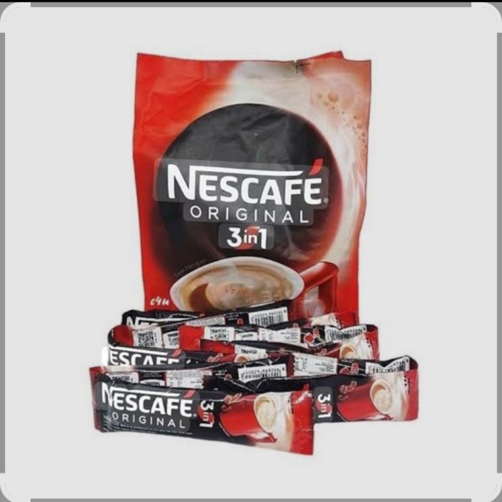 Jual Kopi Sachet NESCAFE Original 3 IN 1 ( 30 sachet @ 17.5 g) | Shopee ...