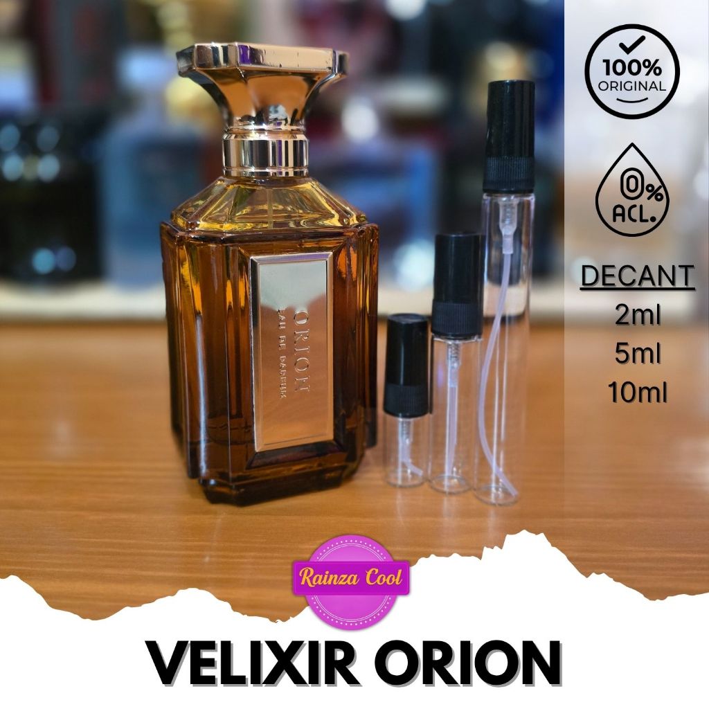 Jual Decant Parfum VELIXIR ORION For Unisex | Shopee Indonesia