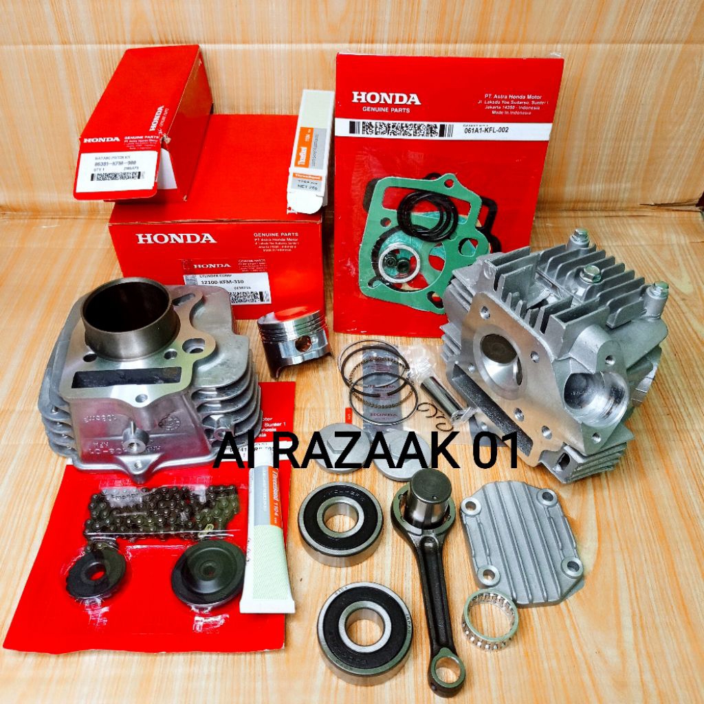 Jual PAKET BLOK SEHER KOMPLIT PLUS BLOK HEAD 7 AITEM HONDA SUPRA FIT NEW LAGENDA REVO LAMA 100CC ...