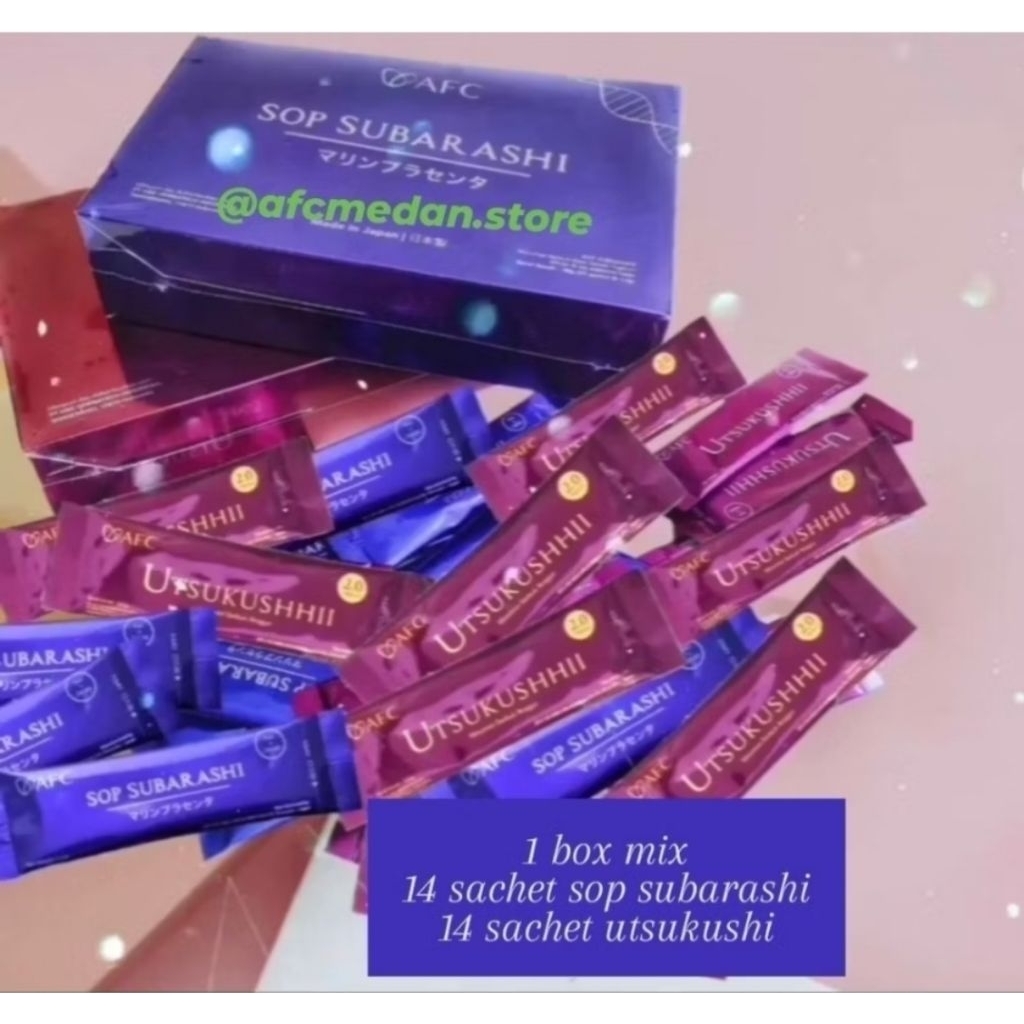 Jual SOP SUBARASHI AFC ORIGINAL UTSUKUSHHII GOLD MIX SUBAUTSU | Shopee ...