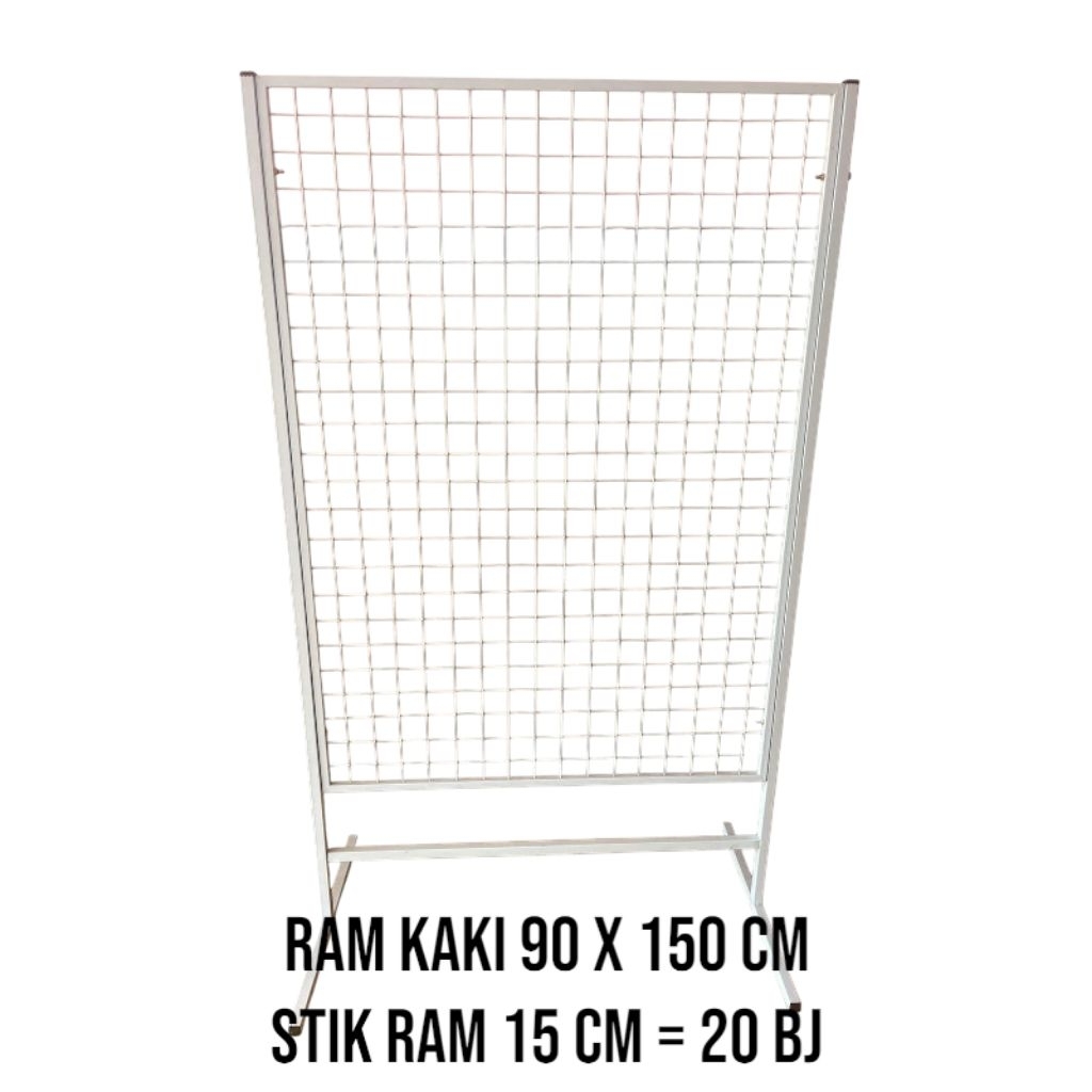Jual Ram kaki / rak loket/rak aksesoris display PK 90 x 150 + cantolan ...