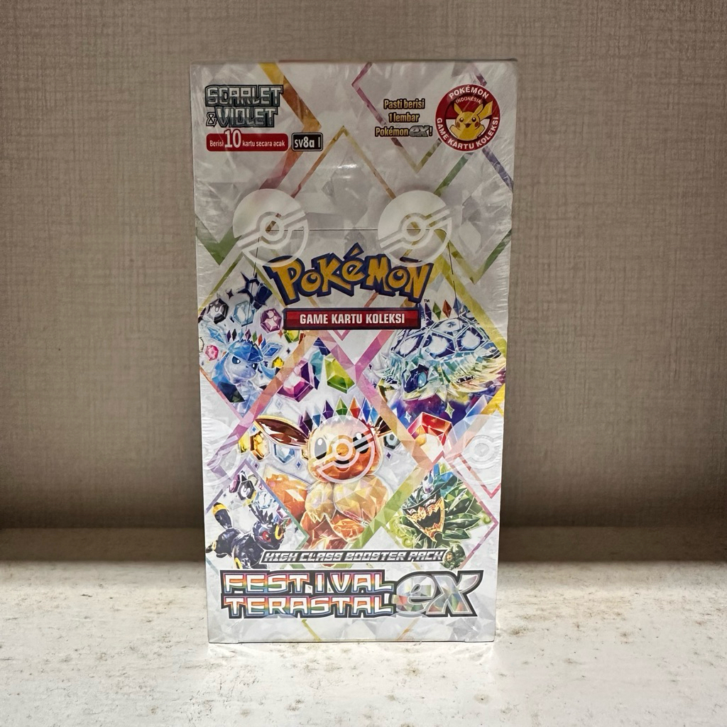 Jual Pokemon Festival Terastal Booster Box TCG Indonesia SV8A | Shopee Indonesia