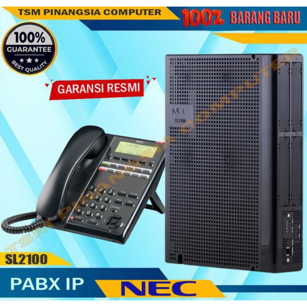Jual PABX NEC SL2100 ( 3 LINE 24 EXTENSION ) PABX IP NEC SL-2100 ...