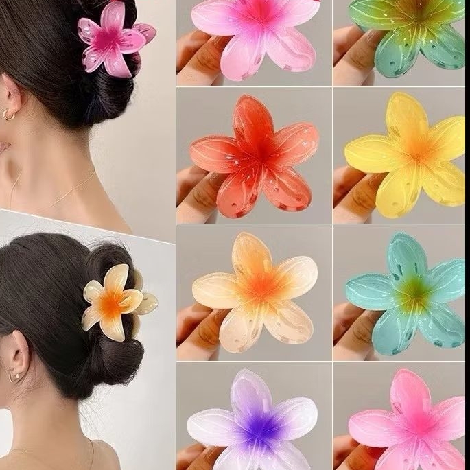 Jual MUSO Jepit Rambut JEDAI KAMBOJA BESAR 8CM | JEDAI KAMBOJA GRADASI VIRAL | Korea Jedai Bunga ...