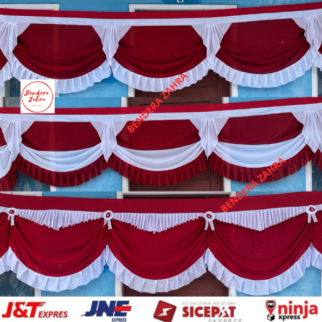 Jual BENDERA BACKGROUND SULTAN PREMIUM 10 GELOMBANG PANJANG 8 METER ...