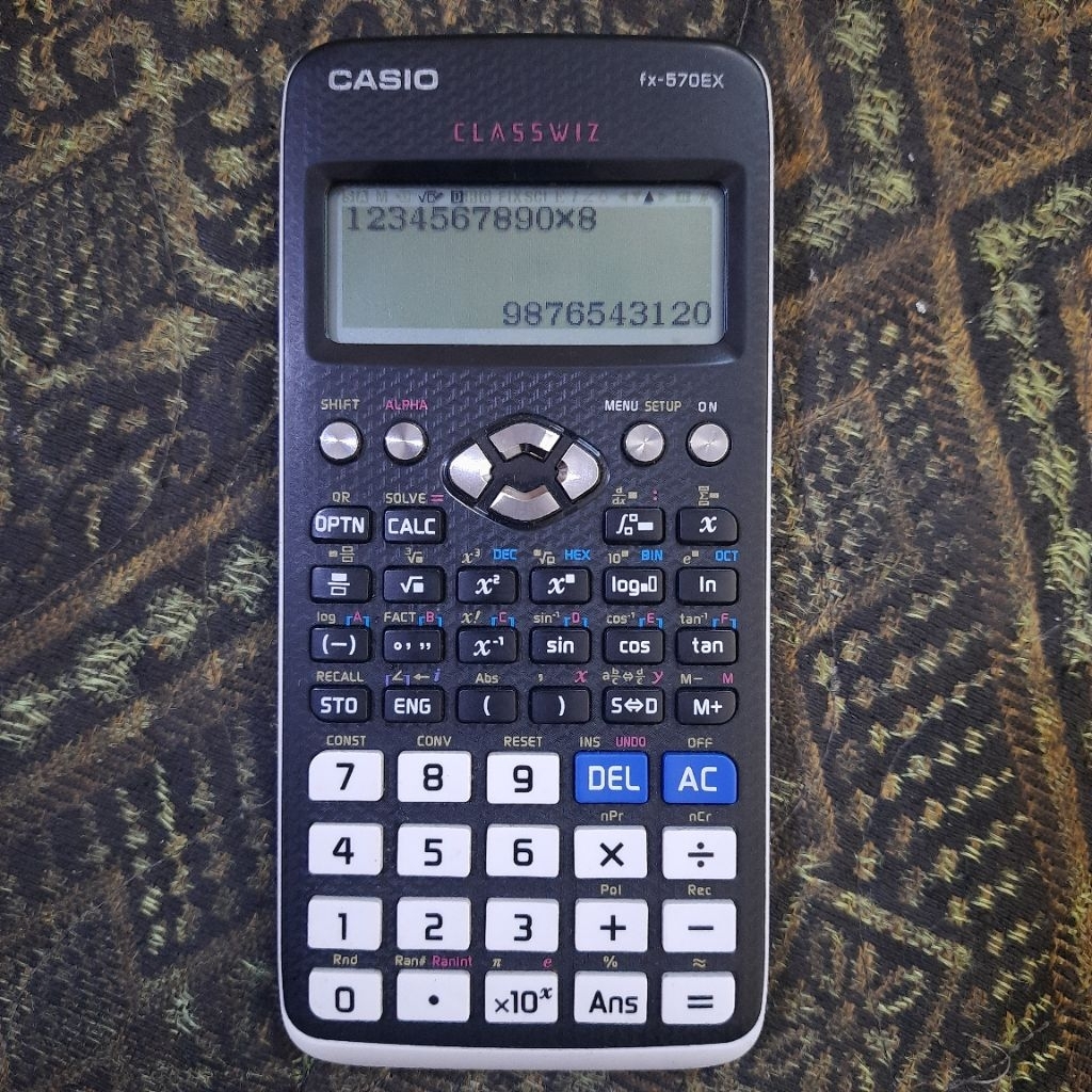 Jual CASIO fx-570EX CLASSWIZ Scientific Calculator Ilmiah bekas fungsi ...