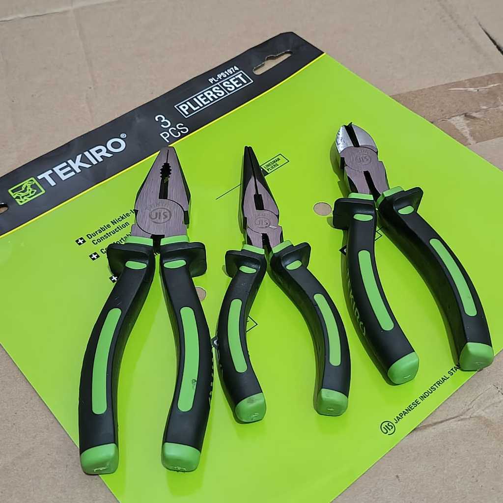 Jual Tang Tekiro Set 3 pcs Tang Potong Tekiro Tang Kombinasi Tekiro ...