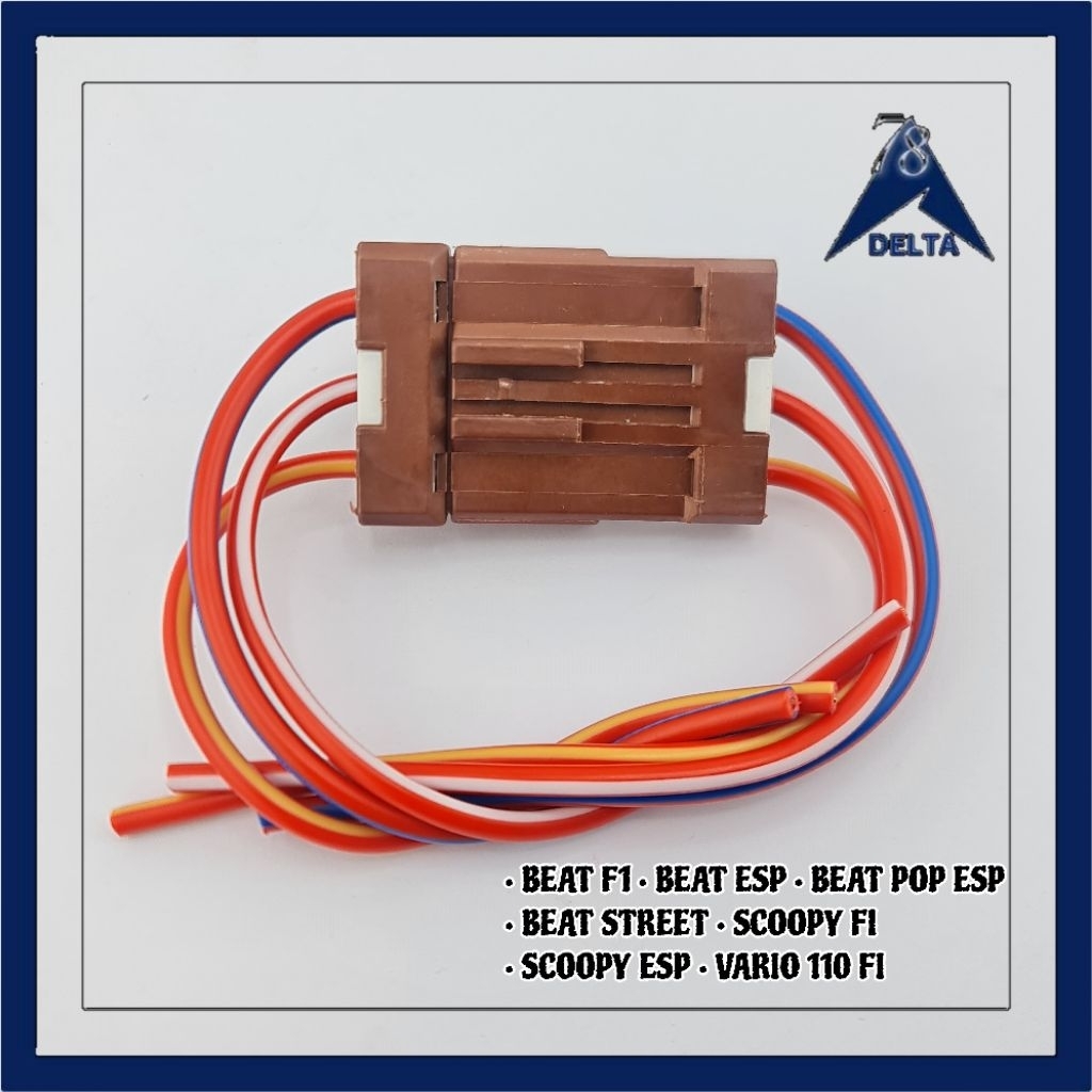 Jual SOKET ECM / ECU SPULL BEAT F1 + KABEL - Soket Socket Kabel Spull ...