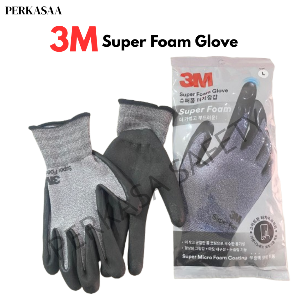 Jual 3M Super Foam Glove / Safety Glove / Sarung Tangan 3M | Shopee ...