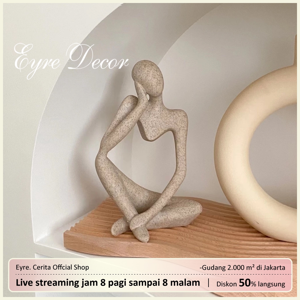 Jual Eyre （Buku terlaris tahunan ）Modern minimalis berpikir kiri abstrak figur abstrak artefak ...