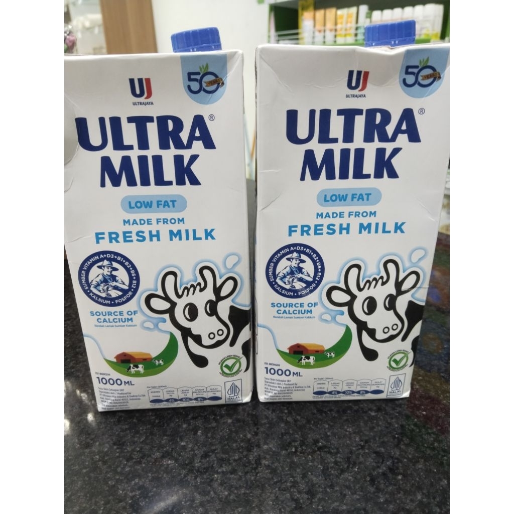 Jual ULTRA MILK LOW FAT MADE FROM FRESH MILK 1000 ML | Shopee Indonesia