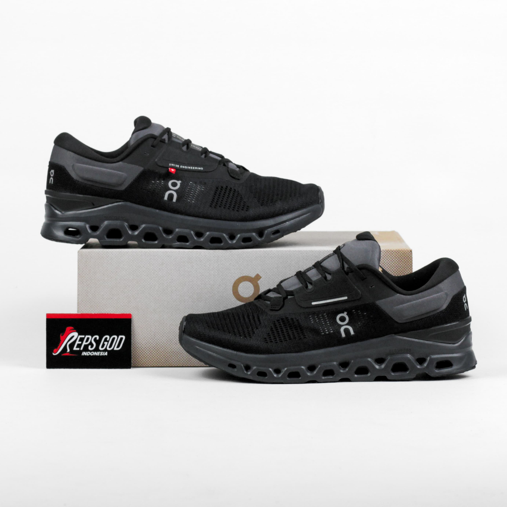 Jual Sepatu On Running On Cloudstratus 3 Black Carbon Casual Gym ...