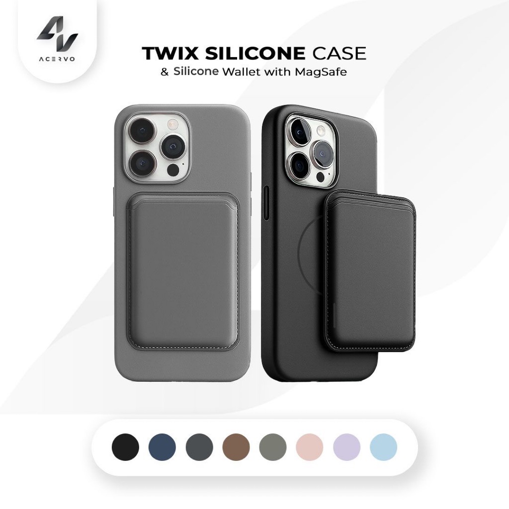 Jual TWIX Silicone iPhone Case and Silicone Wallet with MagSafe ...