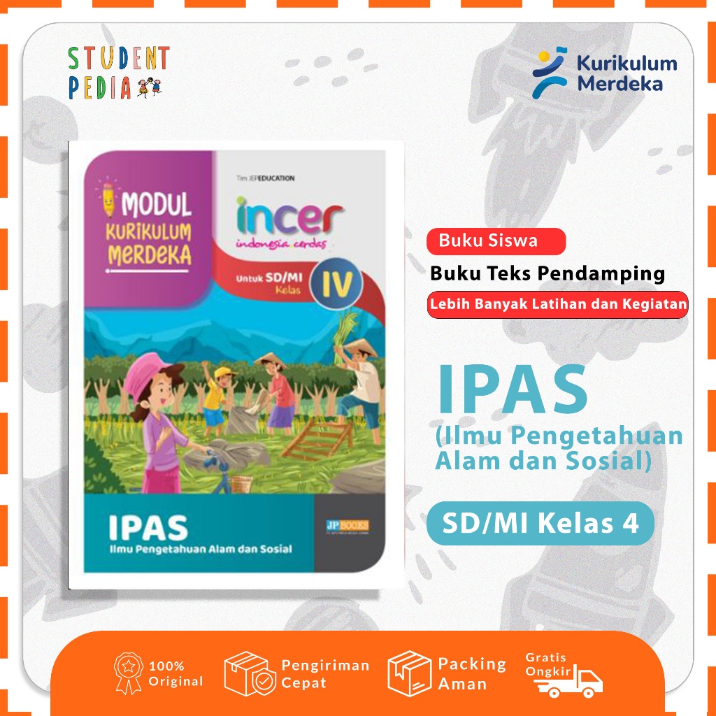 Jual Student Pedia - Buku Siswa Sekolah Modul Latihan Soal INCER IPAS SD Kelas 4 - Kurikulum ...