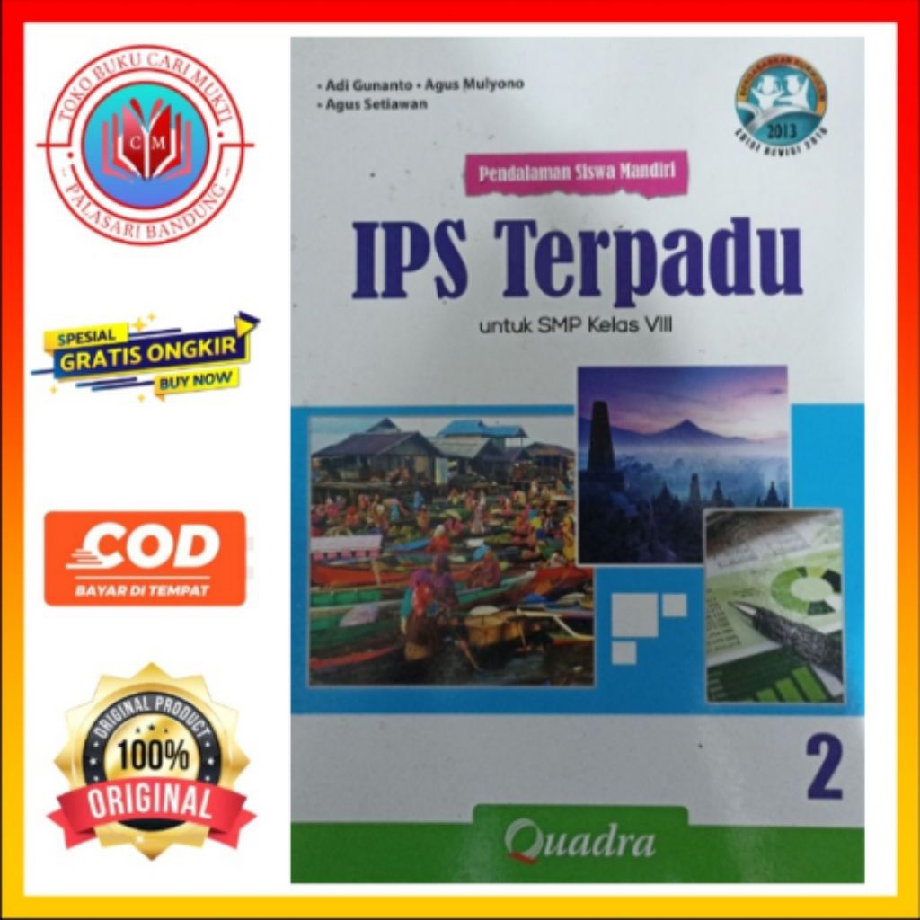 Jual BUKU PENDALAMAN SISWA MANDIRI IPS TERPADU UNTUK SMP/MTS KELAS 8 KURIKULUM 2013 REVISI BEKAS ...