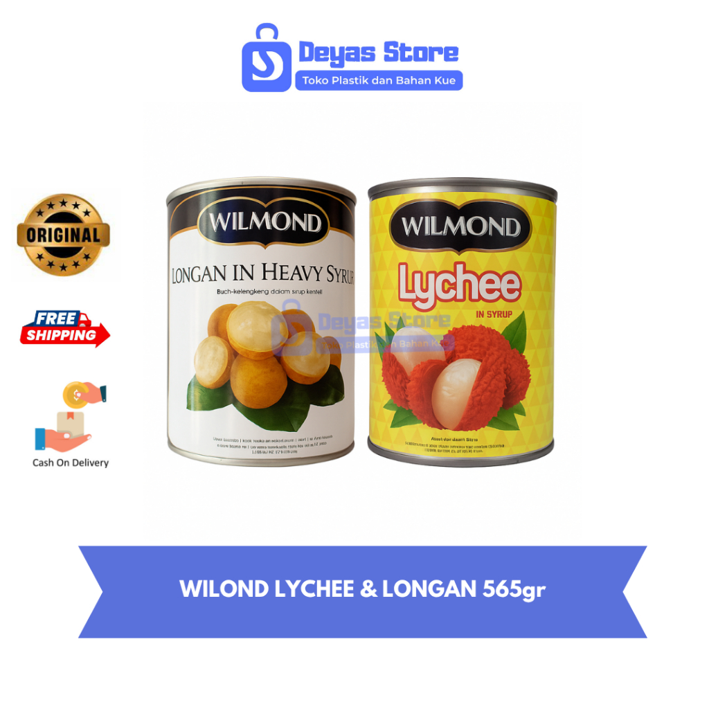 Jual WILMOND CANNED LYCHEE & LONGAN IN SYRUP – BUAH KALENG 565gr ...