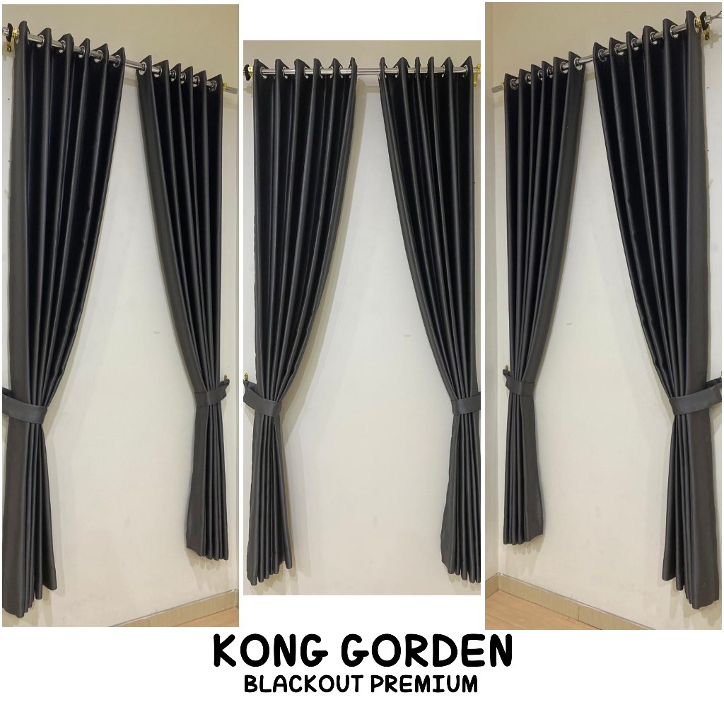 Jual KONG GORDEN BLACKOUT TEBAL EMBOS MINIMALIS PREMIUM GORDENG HORDENG ...