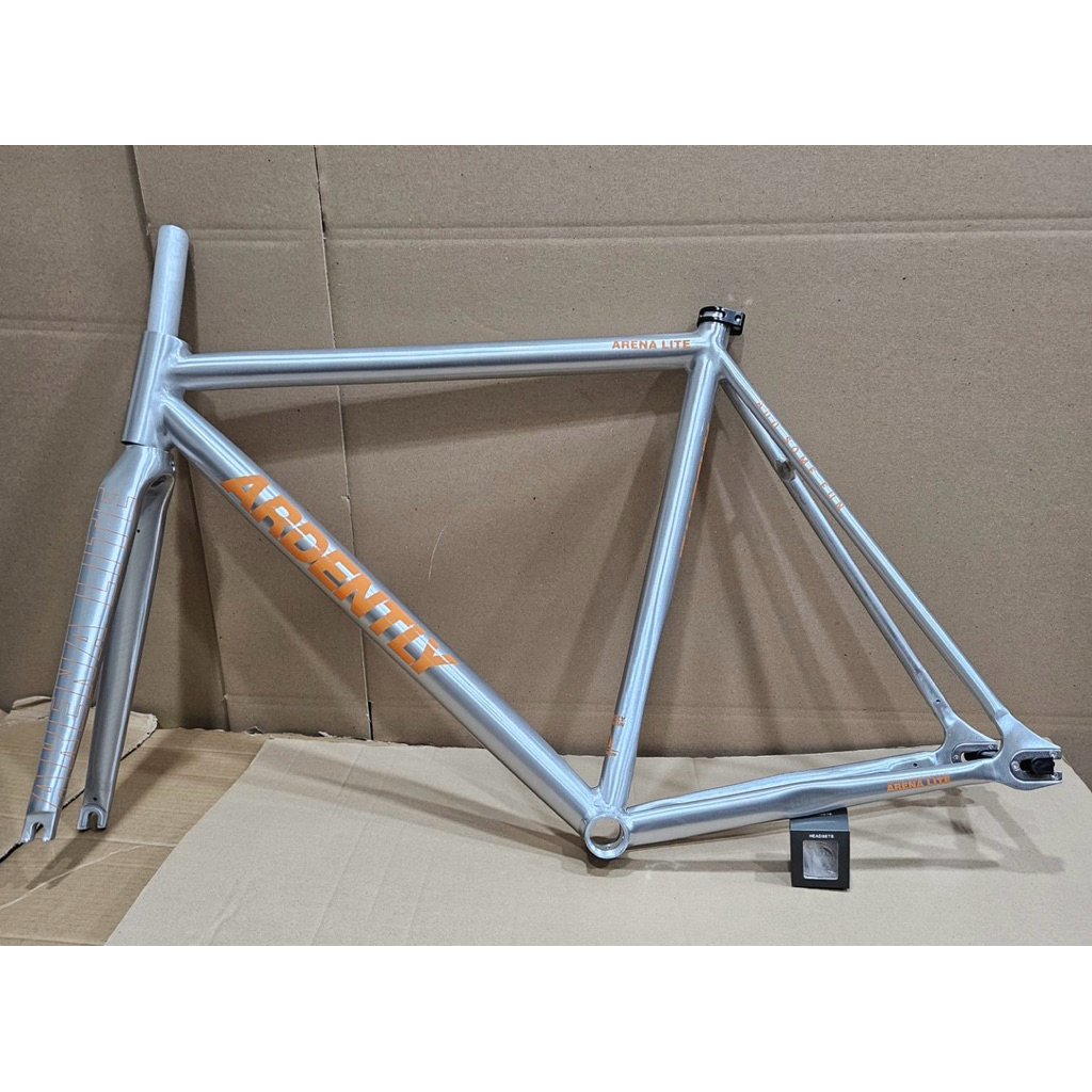 Jual Frameset Sepeda Fixie Ardently Arena Lite Warna Silver Polish ...