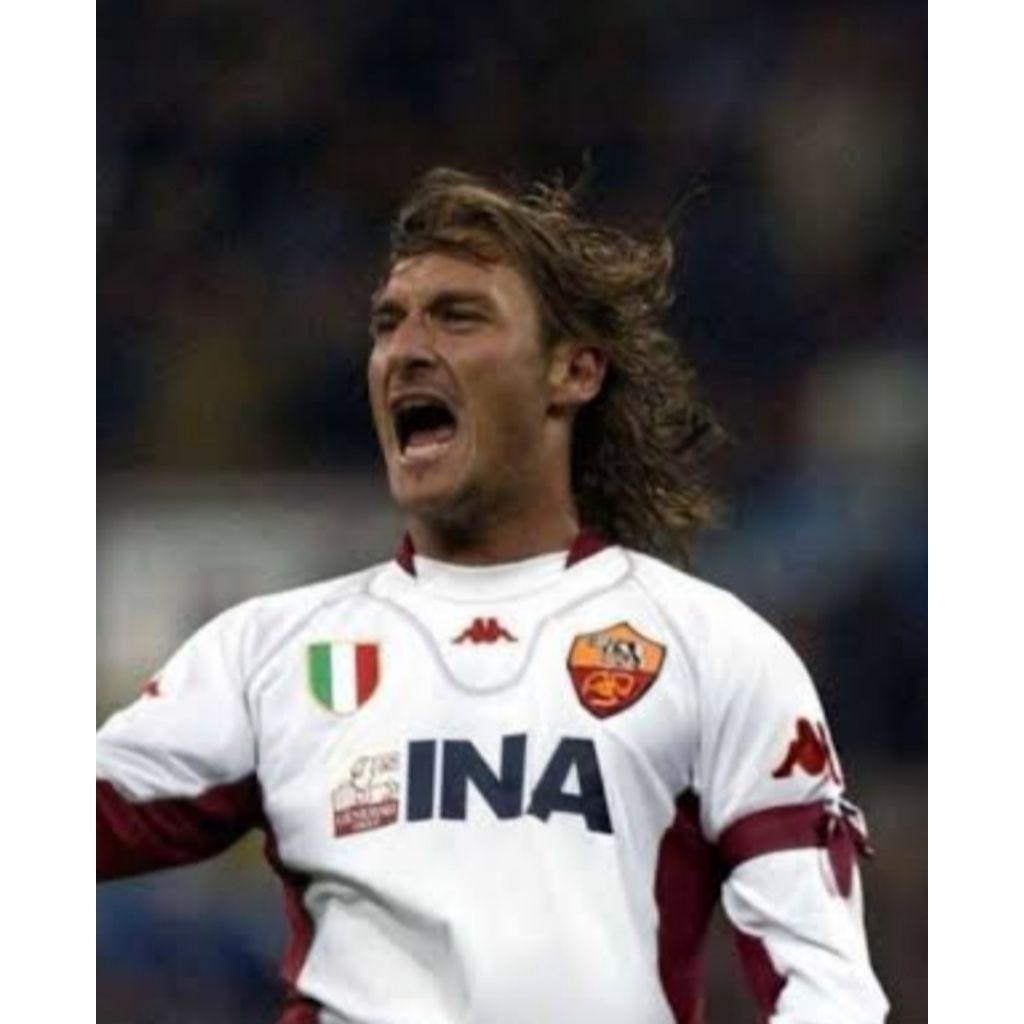 Jual Jersey As Roma 2002 home and away | Shopee Indonesia