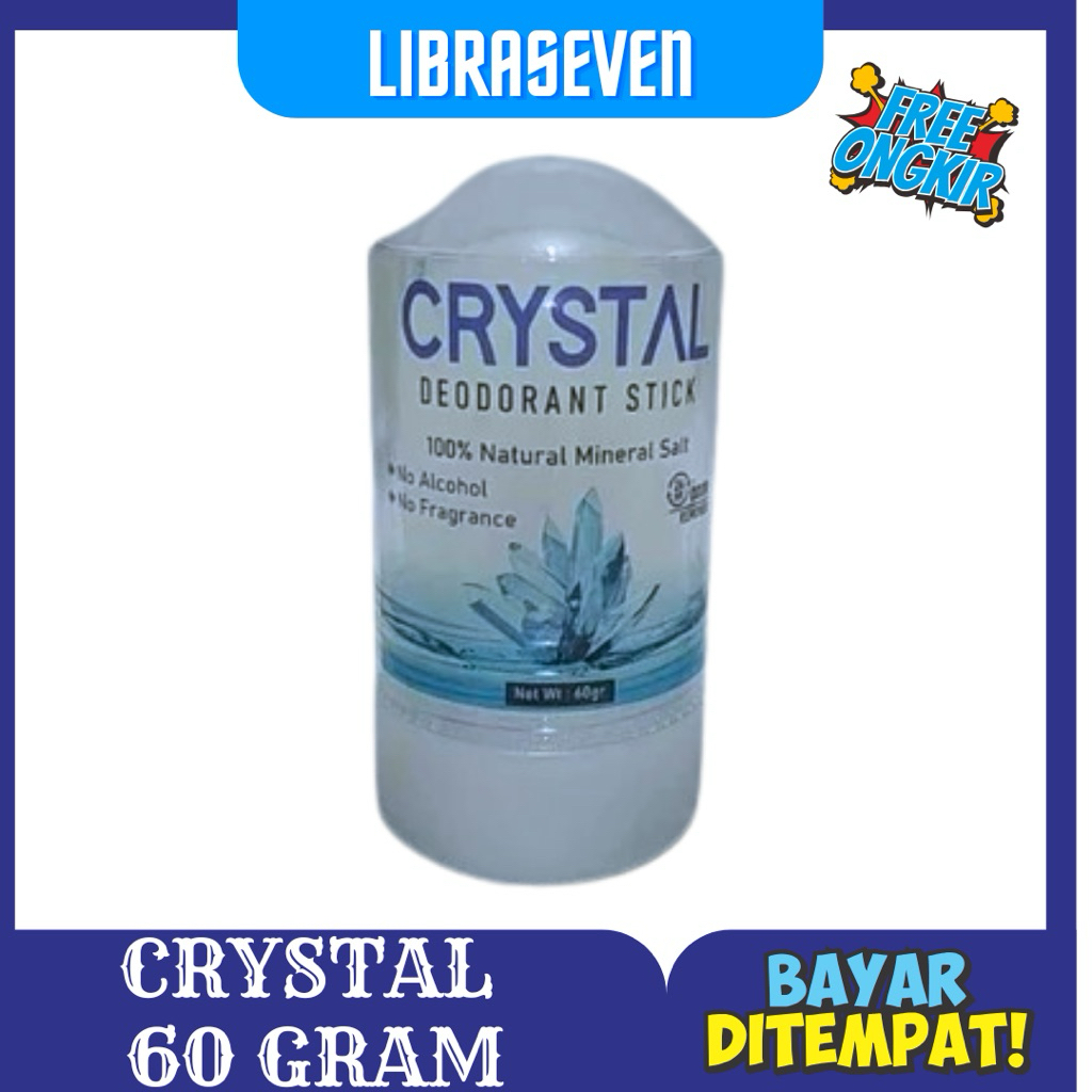 Jual Deodorant Stick Batu Tawas Alami Cristal Stick / Tawas roll on 60 ...