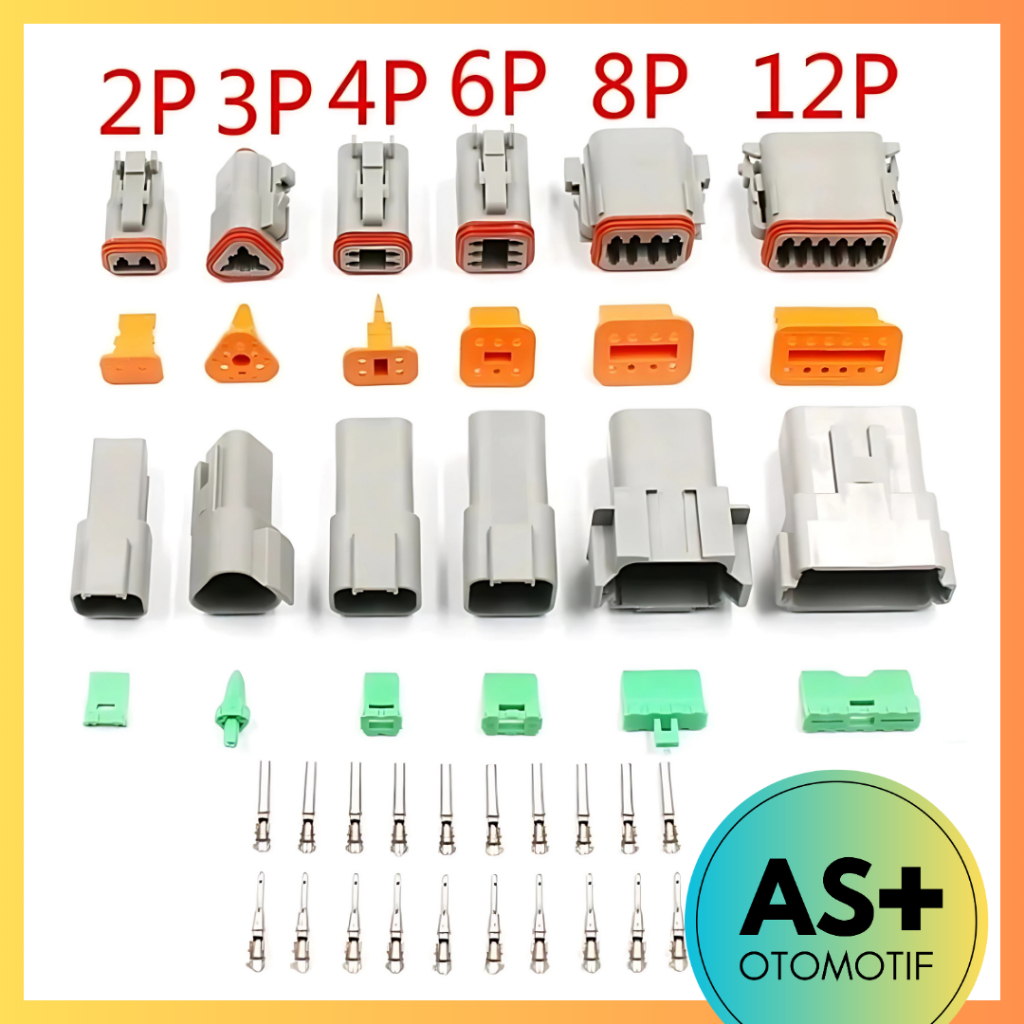 Jual Deutsch DT Connector / Socket Waterproof Elektrik Konektor untuk ...
