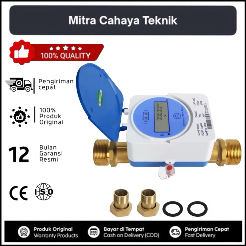 Jual Teren DN32 RS485 Mbus Output Digital Ultrasonic Water Meter ...
