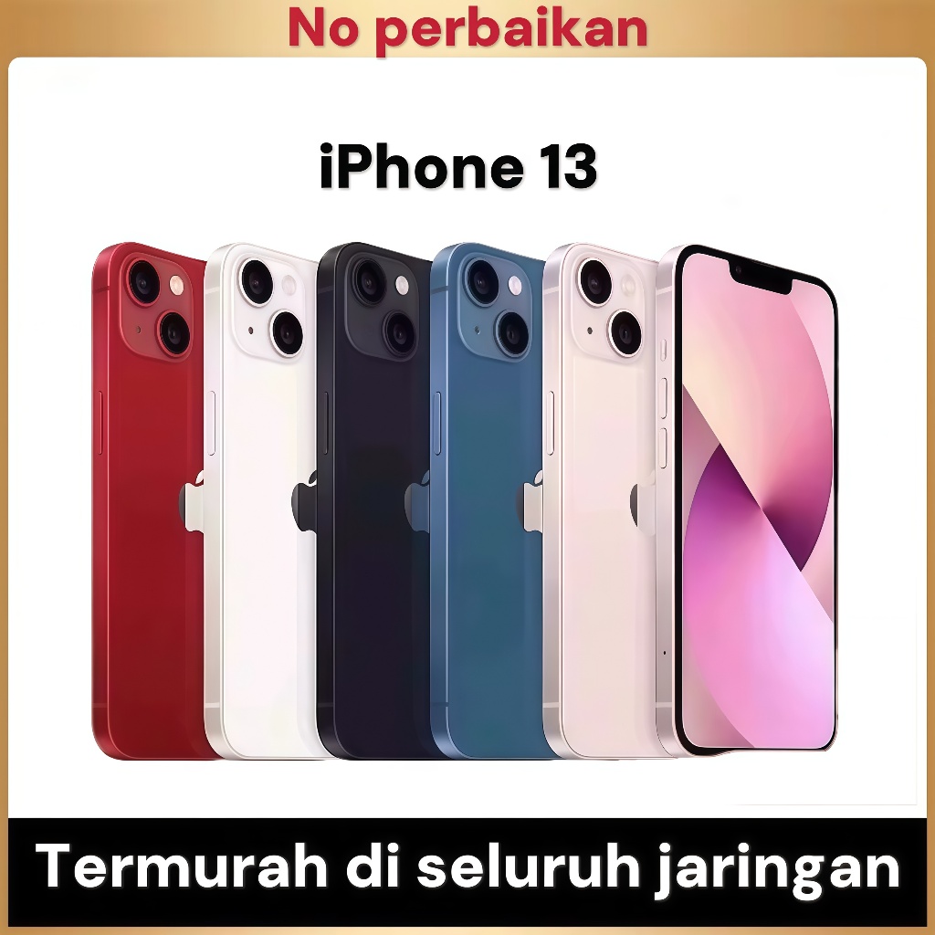 Jual Apple iPhone 13 Second BEKAS ORIGINAL 100% MULUS IP13 NORMAL FULLSET 128GB 256GB 512GB ...