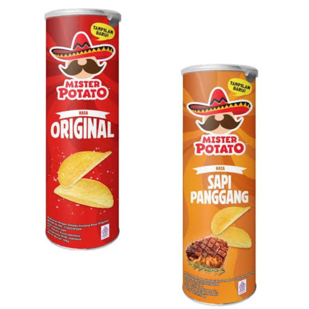 Jual Mister Potato 106g Rasa Original dan Sapi Panggang / Cemilan ...