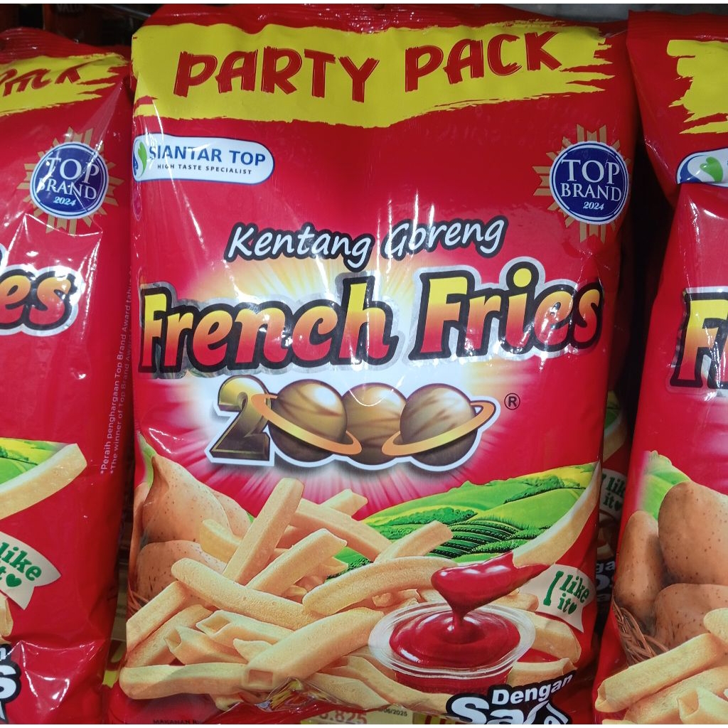 Jual French Fries 2000 Kentang Goreng Party Pack 192g | Shopee Indonesia
