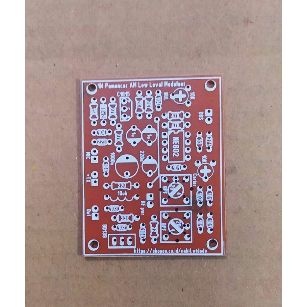 Jual PCB Pemancar AM 1W Low Level Modulator ne602 | Shopee Indonesia