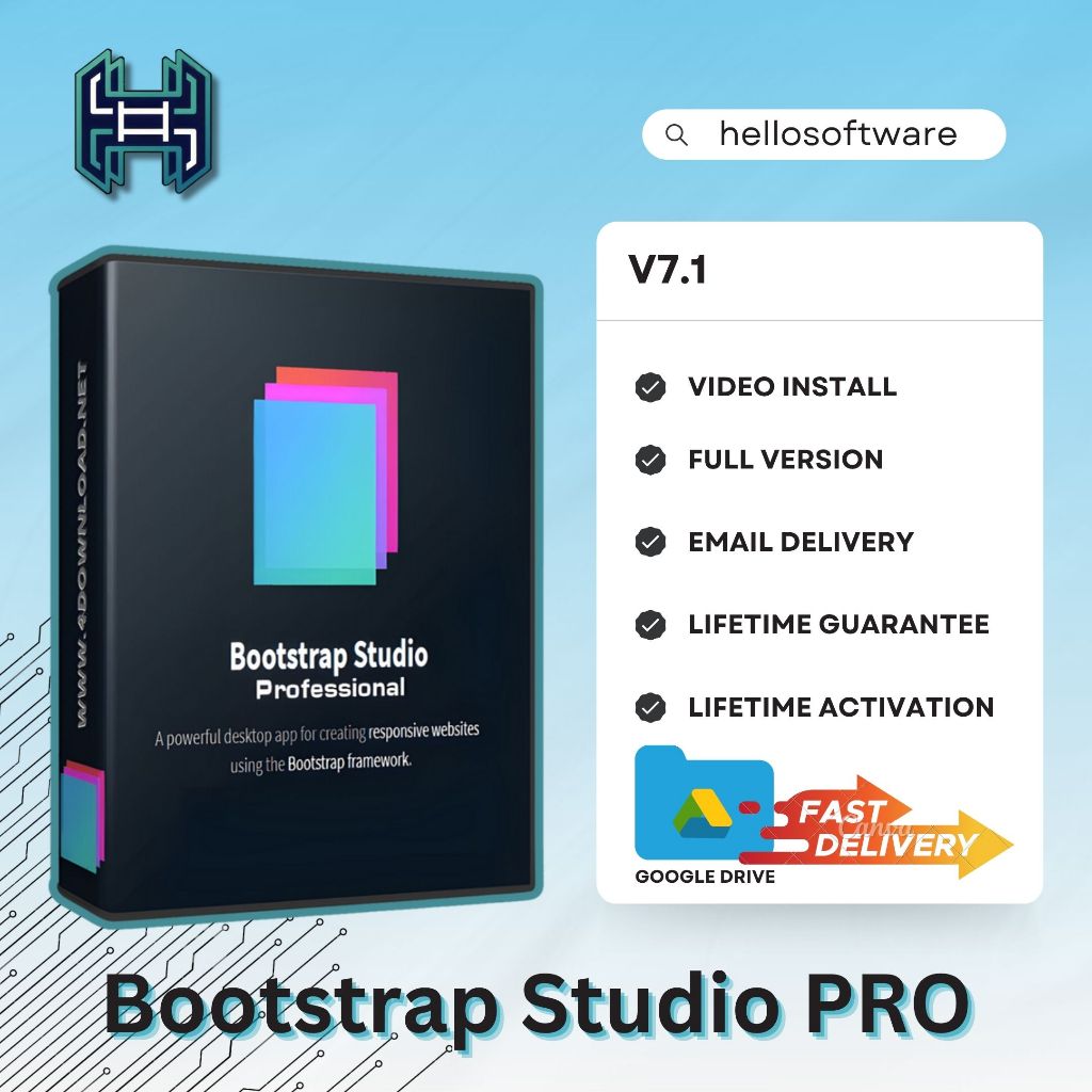 Jual Bootstrap Studio Pro v7.1 Full Version (Versi Terbaru) | Shopee Indonesia